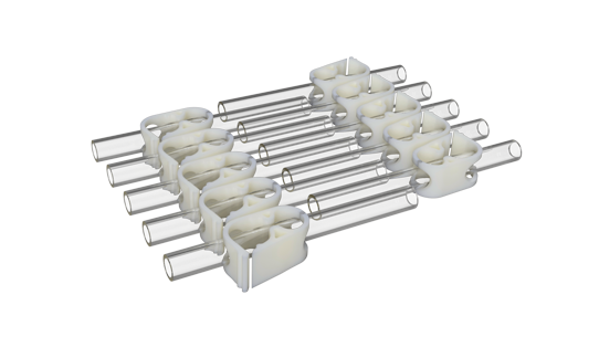 Tubing & Tube Clamps for Modular Incubator Chamber, 10 Pack (MIC-107 ...